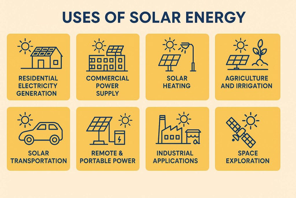 Discover The Top 10 Uses of Solar Energy | E-Green Electrical